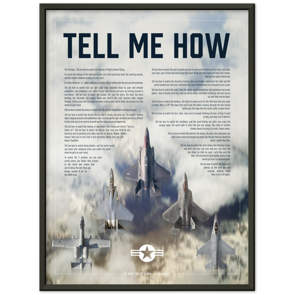 The United States Air Force Collection Edition Of The Tell Me How Ode ...